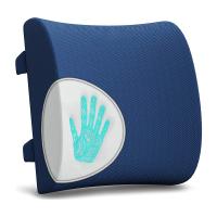 China Memory Foam Pillow for Chair Lower Back Pain Relief Orthopedic Lumbar Support Cushion for sale