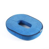 China Large Square Memory Foam Gel Seat Cushion with Breathable Knitted Design for sale