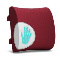 China Memory Foam Pillow for Chair Lower Back Pain Relief Orthopedic Lumbar Support Cushion for sale