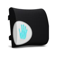 China Memory Foam Pillow for Chair Lower Back Pain Relief Orthopedic Lumbar Support Cushion for sale