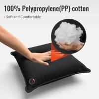 China Stay Warm Anywhere Anjuny USB Heated Pillow Back Cushion for Outdoor Activities for sale