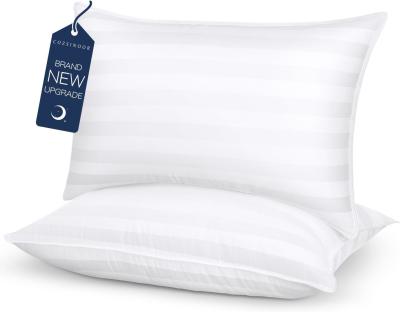 China Queen Size Cooling Microfiber Filled Bed Pillows for Back Stomach and Side Sleepers for sale