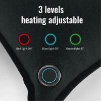 China Stay Warm Anywhere Anjuny USB Heated Pillow Back Cushion for Outdoor Activities for sale