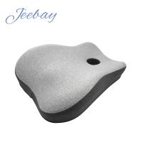 China Memory Foam Lumbar Support Pillow for Pain Relief in Gray Woven Fabric by 2023 Jourm for sale