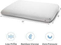 China Ultra Thin Stomach Sleeping Gel Infused Memory Foam Pillow Ideal for Home and Hotel for sale
