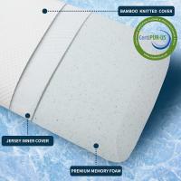 China Ultra Thin Stomach Sleeping Gel Infused Memory Foam Pillow Ideal for Home and Hotel for sale