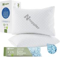 China Adjustable Shredded Memory Foam Cooling Pillow for Hot Sleepers Queen Size Fabric for sale