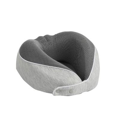 China Soft Memory Foam U Shape Neck Pillow for Comfortable Airplane Travel Customized Size for sale