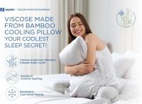 China Adjustable Shredded Memory Foam Cooling Pillow for Hot Sleepers Queen Size Fabric for sale