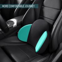 China Memory Foam Gel Lumbar Cushion for Car Home Office Chair Comfortable Back Support for sale