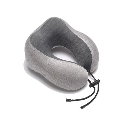 China Portable 0.5-1 Kg U-shaped Memory Foam Neck Pillow for Car Cervical Support Home Decor for sale