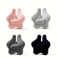 China Memory Foam Filling Lumbar Cushion for Adjustable Slow Rebound Back Rest Support for sale