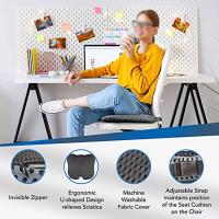 China Car Office Household Seat Cushion with Memory Foam Hip and Coccyx Support for sale