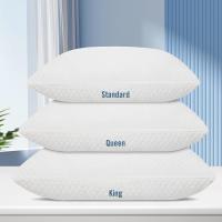 China Height Adjustable Memory Foam Pillow with Washable Removable Pillowcase Standard Size for sale