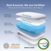 China Experience the Benefits of Memory Foam Pillows for Side Sleepers 2 Pack for sale