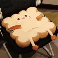 China JOURM Customized Special-Shaped Cartoon Toast Cushion with High Density Foam Filling for sale