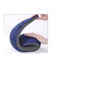 China Solid Pattern 360 Degree Foldable Memory Foam Travel Pillow for Neck and Head Support for sale