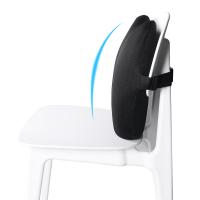 China 1kg Memory Foam Lumbar Cushion for Hotel and Office Chair Slow Rebound Back Support Pillow for sale