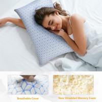 China Adjustable Queen Size Pillows 2 Pack Memory Foam Filling for Healthy Sleep Deep Sleep for sale