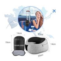 China Soft Neck Support Neck Pillow Cover Memory Foam Filling for Car Seat Airplane and More for sale