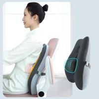 China Memory Foam Back Cushion Office Support Adjustable Back Pad Lumbar Cushion Custom Logo for sale
