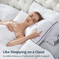 China Queen Size Hungarian Goose Down Pillow Perfect for Back Side and Stomach Sleepers for sale