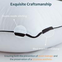 China Queen Size Hungarian Goose Down Pillow Perfect for Back Side and Stomach Sleepers for sale