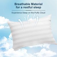 China Hotel Collection Queen Size Pillows Set of 2 3D Down Alternative for Restful Sleep for sale