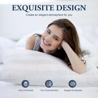 China Hotel Collection Queen Size Pillows Set of 2 3D Down Alternative for Restful Sleep for sale