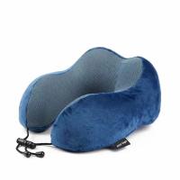 China Memory Foam U-Shape Travel Pillow with Customized Designs Hot Portable 26*26*14cm for sale