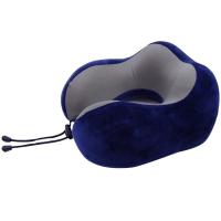 China Memory Foam Neck Pillow Set Anti-Static Soft Neck Support for Cars Planes and Offices for sale