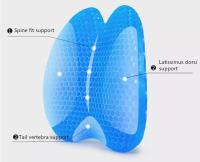 China High Elasticity Lumbar Support Pillow Breathable TPE Seat Cushion 2kg is customized for sale