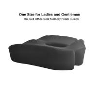China Customized Memory Foam Orthopedic Coccyx Car Seat Cushion With Strap for Office Chair for sale