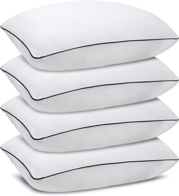 China 4 Pack Luxury Hotel Pillows Wedge Design 1.5-2 Kg Perfect for Back and Side Sleepers for sale