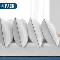 China 4 Pack Luxury Hotel Pillows Wedge Design 1.5-2 Kg Perfect for Back and Side Sleepers for sale