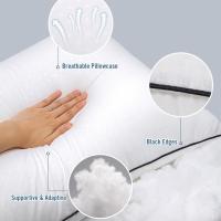 China 4 Pack Luxury Hotel Pillows Wedge Design 1.5-2 Kg Perfect for Back and Side Sleepers for sale