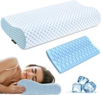China Customized Cooling Memory Foam Bed Pillow for Side Back Stomach Sleepers Comfortable for sale