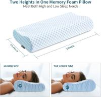 China Customized Cooling Memory Foam Bed Pillow for Side Back Stomach Sleepers Comfortable for sale