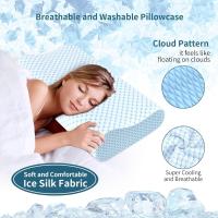 China Customized Cooling Memory Foam Bed Pillow for Side Back Stomach Sleepers Comfortable for sale