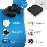 China Comfortable Sitting Solution Memory Foam Seat Cushion for Office/Chair/Car/Wheelchair for sale