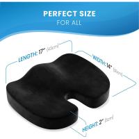 China Comfortable Sitting Solution Memory Foam Seat Cushion for Office/Chair/Car/Wheelchair for sale