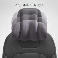 China Ergonomic Memory Foam Car Headrest Pillow with Lightweight and Portable Design for sale