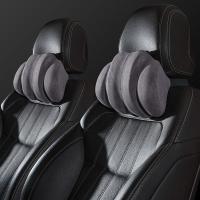 China Ergonomic Memory Foam Car Headrest Pillow with Lightweight and Portable Design for sale