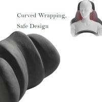 China Ergonomic Memory Foam Car Headrest Pillow with Lightweight and Portable Design for sale