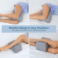 China Get the Rest You Deserve 100% Memory Foam Knee Pillow for Side Sleepers and Pregnancy for sale