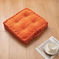 China Customized Color Thicken Velvet Square Floor Cushions With Handle for Home Decor Sofa for sale