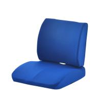 China Washable Cover Ventilated Mesh Car Seat Back Support with Lumbar Pillow and Cushion Sets for sale