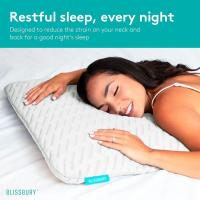 China Comfortable NECK Support Memory Foam Flat Pillow for Stomach Sleeper Ultra Thin Design for sale