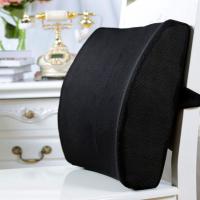 China Breathable Lumbar Chair Cushion Memory Foam Back Rest Support Cushion for Office Chair for sale