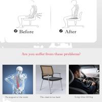 China Upgrade Your Office Chair with Our Filling Material Memory Foam Coccyx Chair Cushion for sale